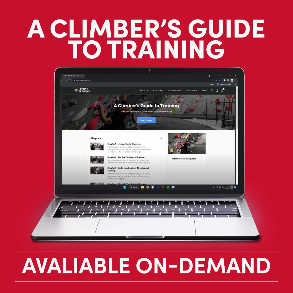 Lattice Training: Climbing Coaching & Training Plans