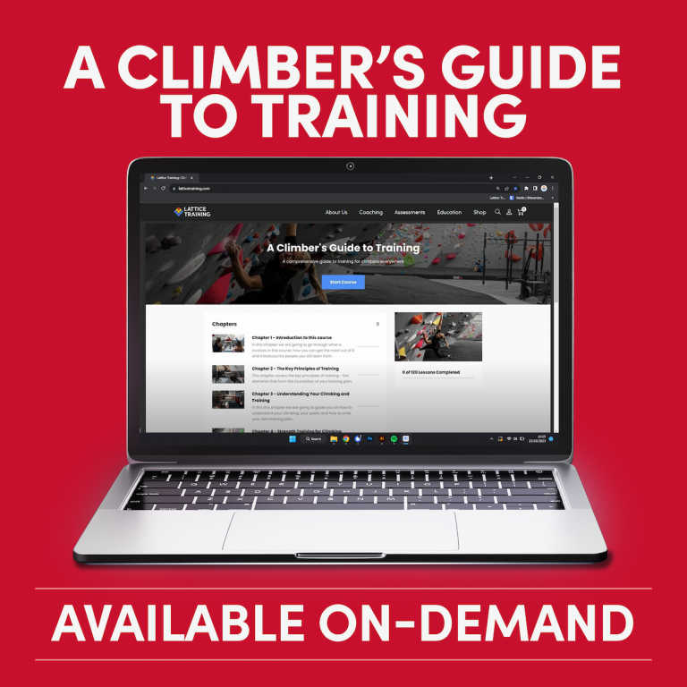 Lattice Training: Climbing Coaching & Training Plans