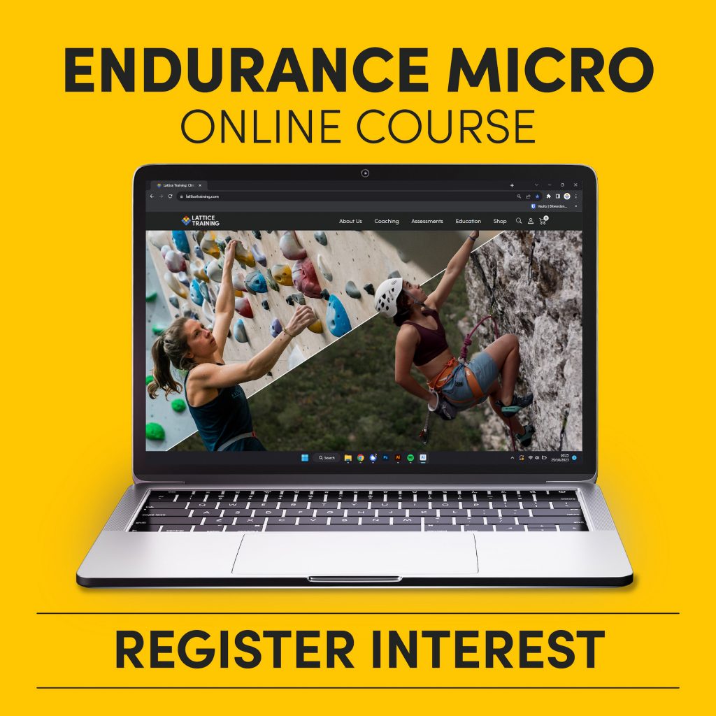 Lattice Training: Climbing Coaching & Training Plans